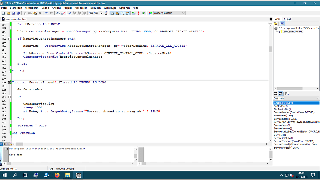 First experiments with FreeBasic - Windows - If Not Nil